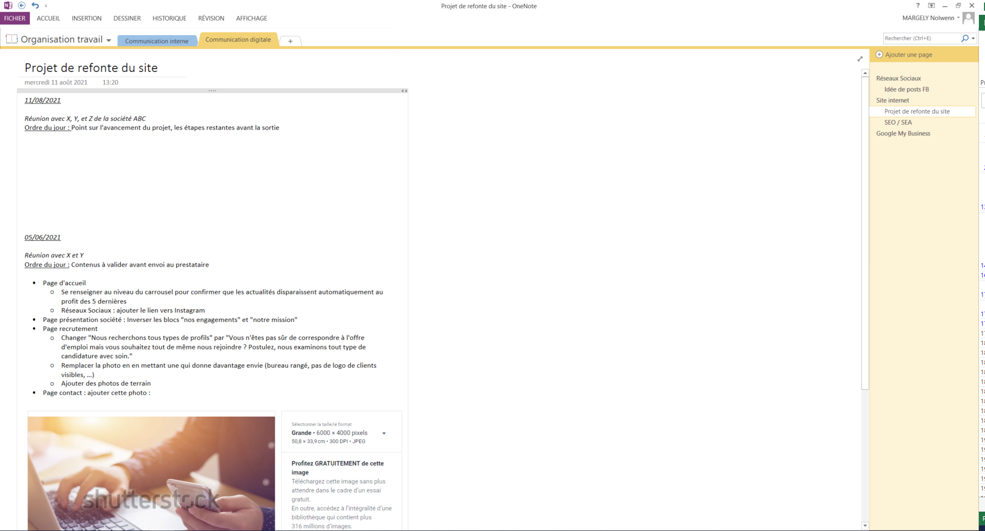 La prise de notes en réunion - Eléphante ta vie